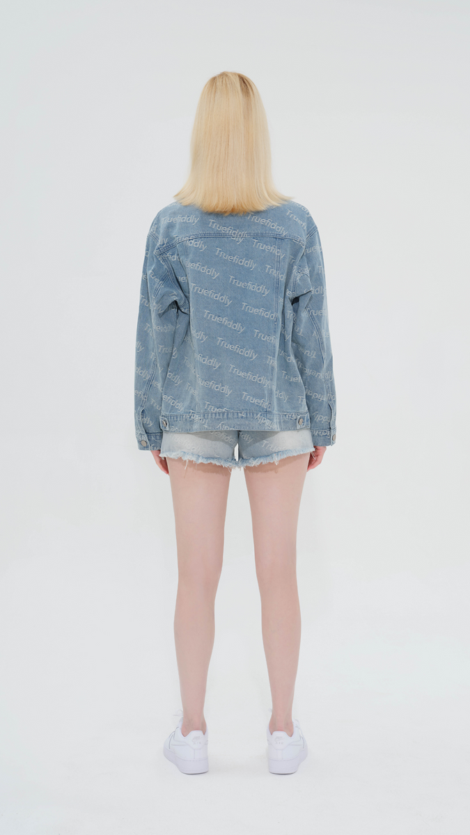 TRUE FIDDLY LOGO DENIM JACKET – TRUEFIDDLY